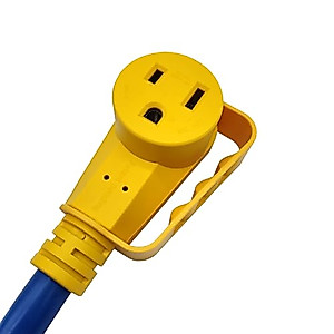 Parkworld Welder 50A Extension Cord 3-Prong 50amp NEMA 6-50 Extension Cord (8AWG) Molded Connector with Lighted and Handle (10FT)