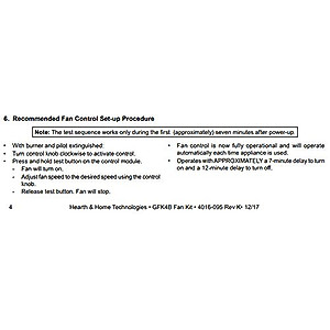 Heatilator / Heat n Glo Factory Gas Fan Replacement Control Module 4021-708