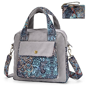 Black Butterfly Premium Canvas Shoulder Bag, Top Handle Bag for Womens, Lightweight Handbag, Small Style Crossbody Bags (Green-p)