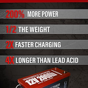 Dakota Lithium - 12V 800Ah Solar Battery Bank - 11 Year Warranty Home Power Storage, Emergency Power, Off-Grid, Solar Power, Powerwalls, and More - 4 Batteries, 4 Chargers, Wiring Connector Included