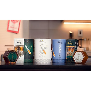 HoneyGo Luxury Hive Wild Flower Honey Spoons | Safe Sealed - From Turkish Beekeepers with Premium, Natural Flavors - Non-GMO Honey all ages,30 Spoons