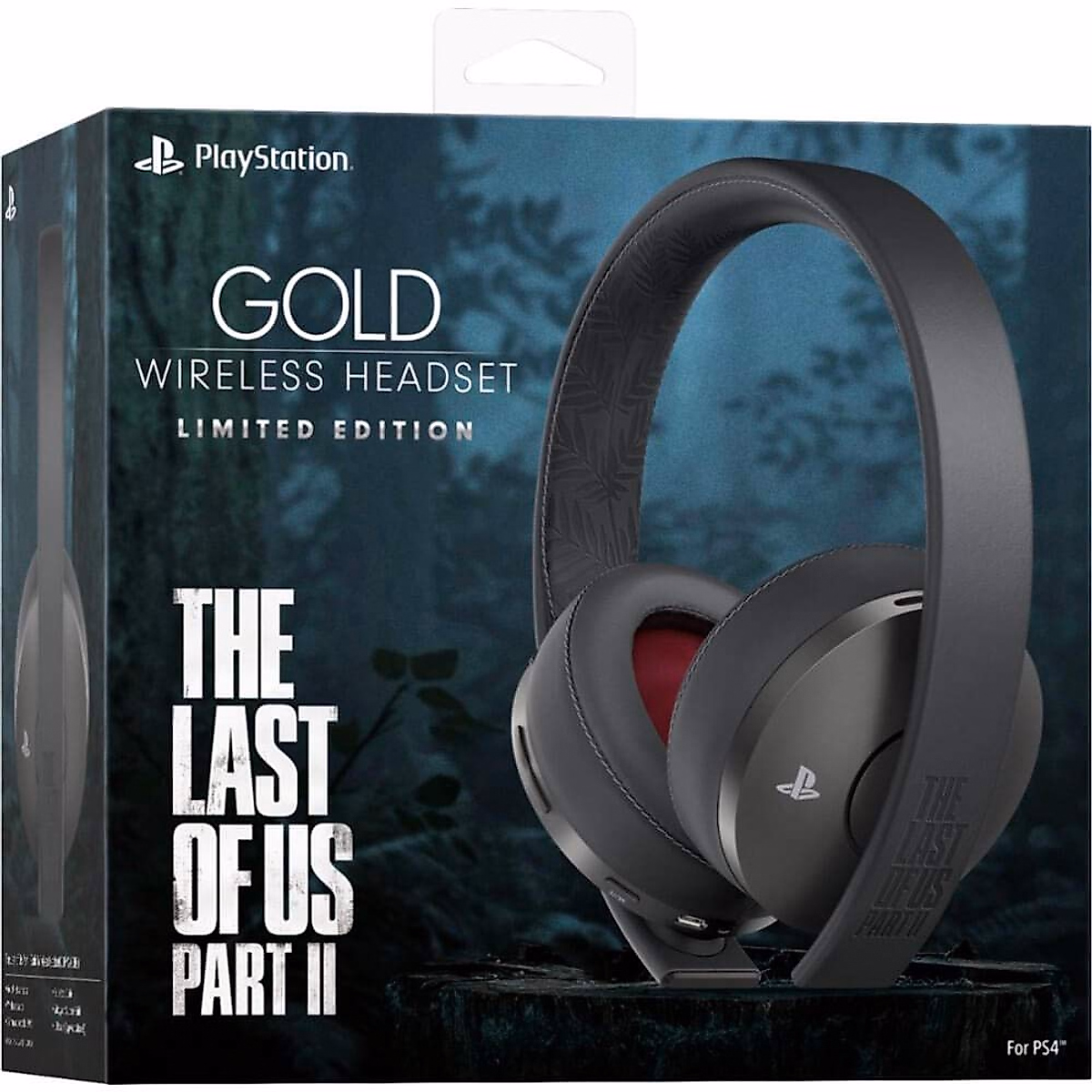 PlayStation Gold Wireless Headset: Limited Edition The Last of Us Part II, Steel Black
