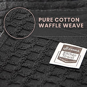 Jivara Cotton Kitchen Towel and Dishcloths Set (Pack of 6) I Hand Towels Kitchen | Cotton Dish Towels for Drying Dishes | Hand Dish Towels for Kitchen | Kitchen Towel Set for Cleaning & Drying