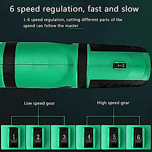 coldwind 350W Electric Sheep Shears, Sheep Clippers with 6 Speed,Electric Goat Shears for Sheep Goat Llama Horse Alpacas Thick Coat and Heavy Duty Animals Hair-Green