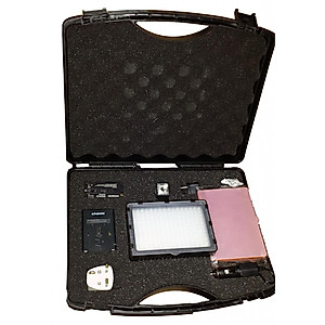 Polaroid 176 High Powered Variable Dimmable LED Light Includes Deluxe Padded Carrying Case