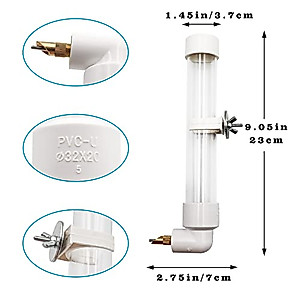 Bird Drinker Waterer, Parrot Bird Automatic Drinking Device, Parakeet Water Dispenser, Bird Drinking Water Bottle, Bird Cage Accessory, Drinking Fountain, Drinker Waterer for Chinchilla Rabbit