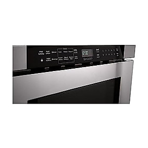 SHARP SMD2440JS 24 in. 1.2 cu. ft. Built-In Stainless Steel Microwave Drawer Oven