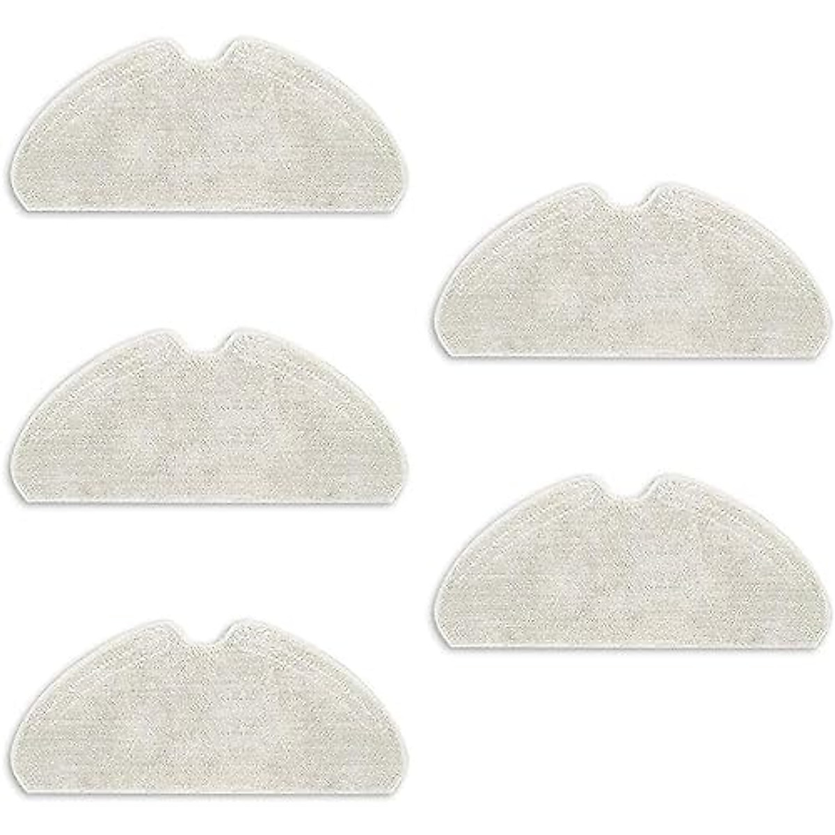 5pcs Mop Cloth Robotic Vacuum Cleaner Spare Replacement Mopping Cloths Wipes Sweeping Parts Compatible For D10S/D10S Vacuum Cleaner Cleaning Supplies Mop Cloth Accessories Floor Cleaning Tools
