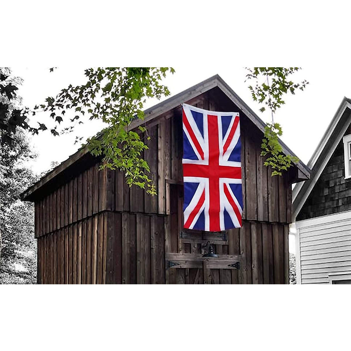 FLAGWIN British Flag 2x3 FT United Kingdom Flags, Embroidered Sewn Stripes Union Jack England Flags, Heavy Duty UK British National Flag Banner Outdoor