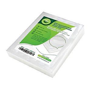 3 Mil 6" x 9" BPA FREE Food Grade Sous Vide Cooking Commercial Chamber Vacuum Sealer Bags Impulse Clear Storage Flat Pouches (100 Pcs 3 Mil 6" x 9" Chamber Bag Pouch)