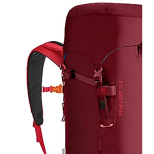Ortovox Peak Light 38L S Alpine Climbing Ski Touring Backpack for Alpine Touring, Skiing and Mountaineering Sports - Dark Blood