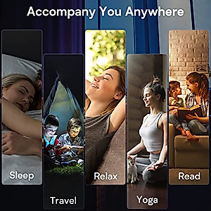 White Noise Sound Machines for Adults Sleeping, 300+ Soothing Smart Sounds Machines with Adjustable Night Lights for Baby, Hotmoon Mona Sound Machine Memory Function 3.5mm Headphone Jack Plug-in.