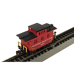 Bachmann Trains - Old-TIME Bobber Caboose - Western Maryland® #1200 - N Scale