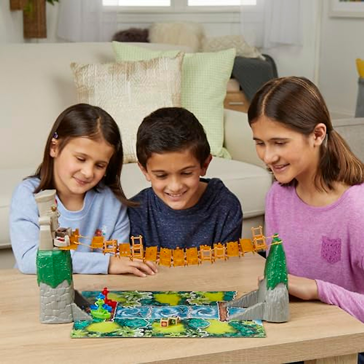 Hasbro Gaming Forbidden Bridge Game, Adventure Board Game, Fun Kids Game for Ages 7 and Up, Game for 2 to 4 Players