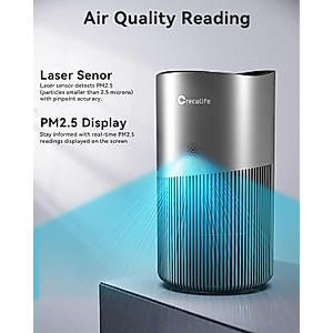 Air Purifiers for Home Large Room up to 2015 Sq Ft, CADR 450m³/h, H13 True Hepa Air Purifiers with PM2.5 Display, Smart WiFi and Auto Mode Sensor, Filters 99.97% of Pet Hair Pollen, ETL Certified