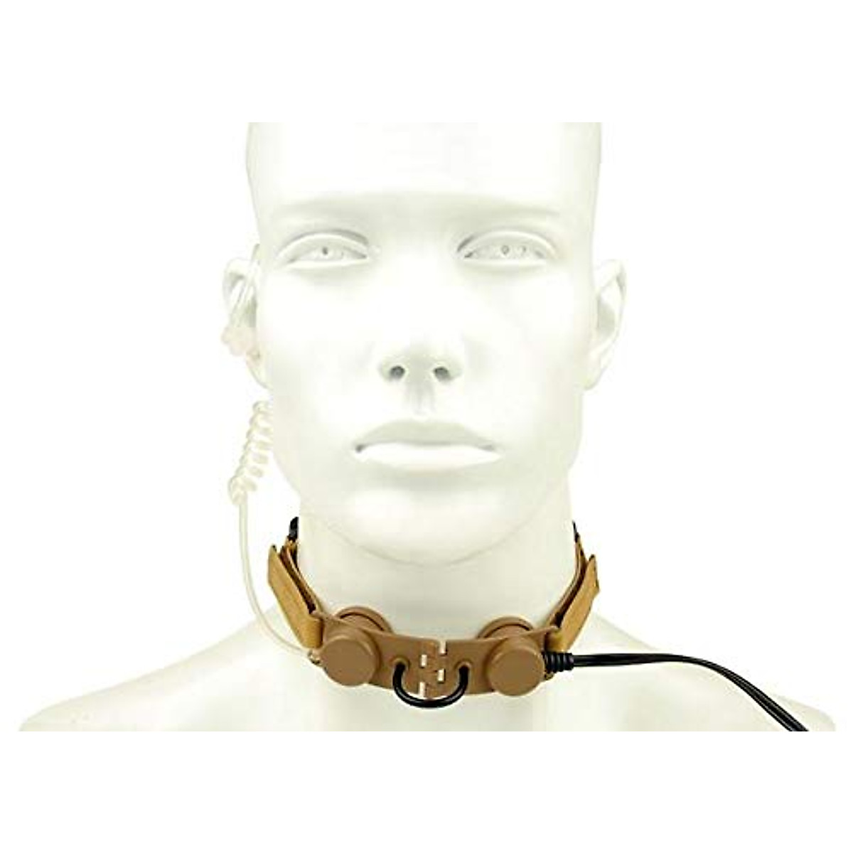 Armorwerx Covert Military Throat Mic Headset (Tan)