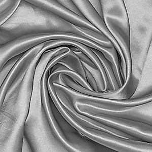 Dreamy Sheets Baby Crib Mattress Sheet - Made up of Silky Fabric Skin & Hair Friendly - Standard Size Satin Crib Mattress Breathable Cover - Premium Quality Nursery Sheets - 28x52x8in - Gray