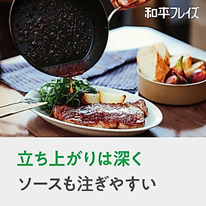 Wahei Freiz Enzo en-010 Tsubamesanjo Iron Frying Pan, 10.2 inches (26 cm), Made in Japan, Induction and Gas Compatible