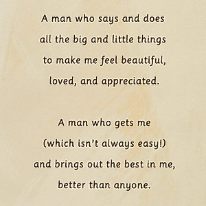 American Greetings Anniversary Card for Him (The Best In Me)