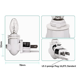 STAR MOON Mason Jar Candle Warmer for Rae Dunn Inspired Decor Wax Warmer for Scented Wax Plug in Wax Warmer with One More Bulb Home Decor Wall Decor White (Dream)