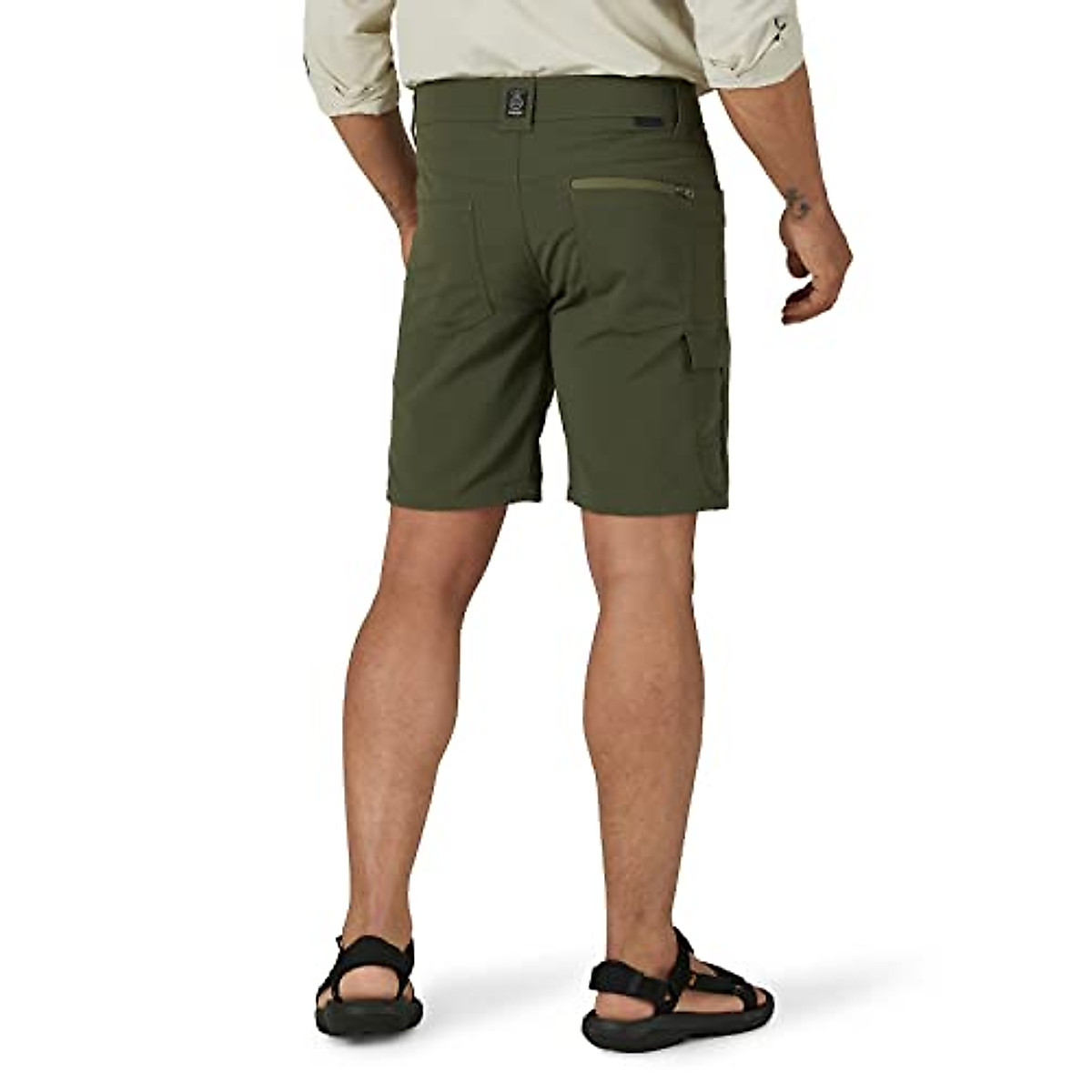 ATG by Wrangler Men's Standard Angler Utility Fishing Short, Deep Depths, 38