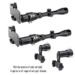 starboosa Rifle Scope Mount Camera Adapter - Smartphone Camera Adapter for Hunting & Birding - Outdoor Shooting