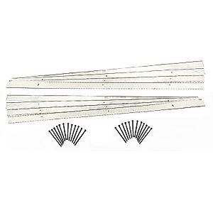 EasyFlex Aluminum Landscape Edging Project Kit, 8 Metal Garden Edging Pieces with Spikes, 48 feet, Mill