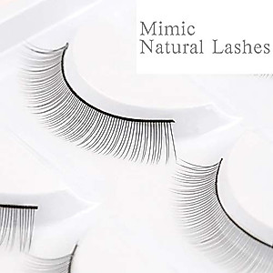 30 Pairs Practice Lash Strips Training Lashes for Eyelash Extensions Supplies Practice Eyelash Strips Lash Training Kit Lash Extension Supplies for Mannequin Head Beginner by SRCKFIZ