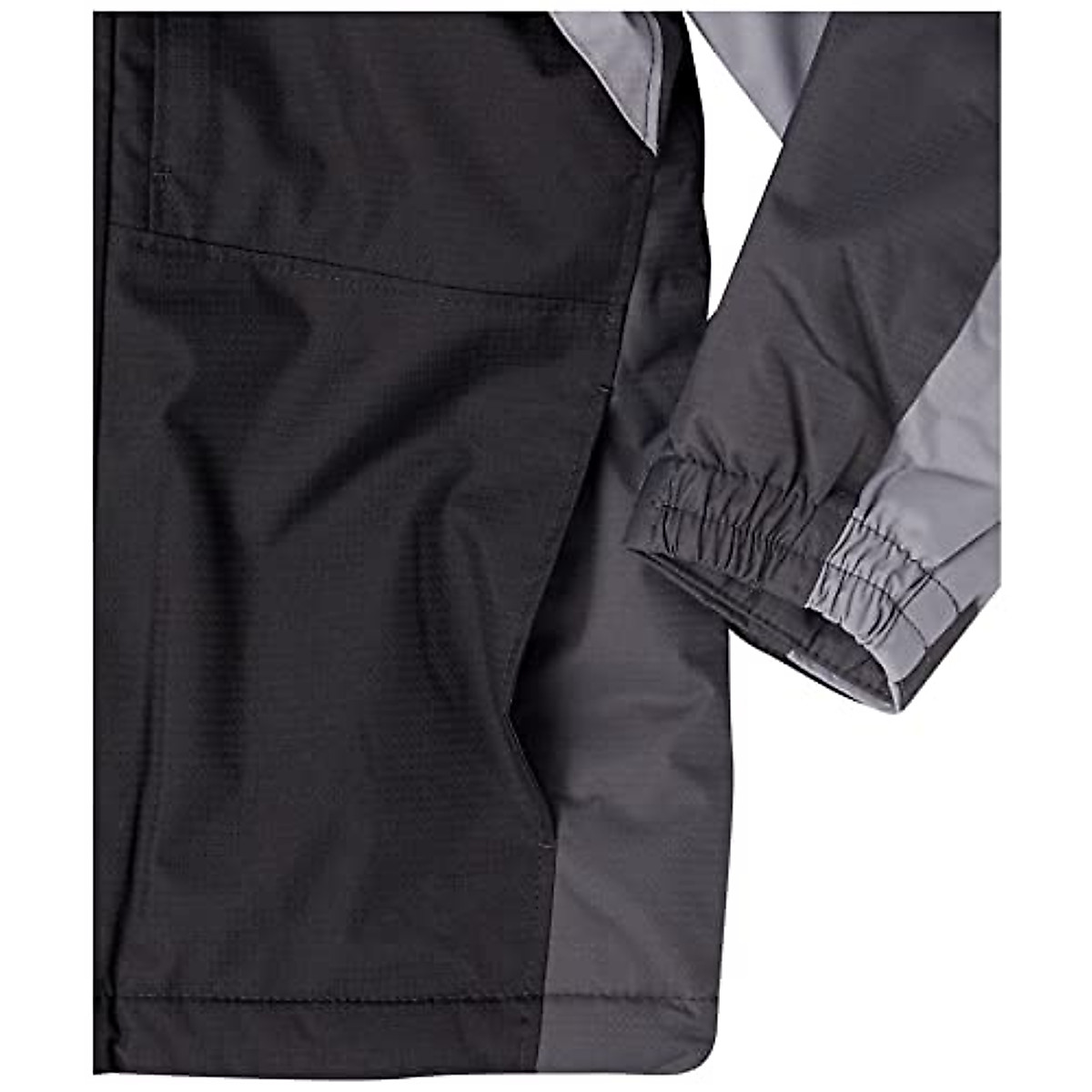 Under Armour Boys' Westward 3-in-1 Jacket, Removable Hood & Liner, Windproof & Water Repellant, Black Gray Block, 6