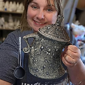 Canister with Attitude, Jar with Attitude, Cute Food Storage, Sassy Sugar Container for Kitchen, Perfect for Coffee Tea Sugar Spices Jars, A Pair