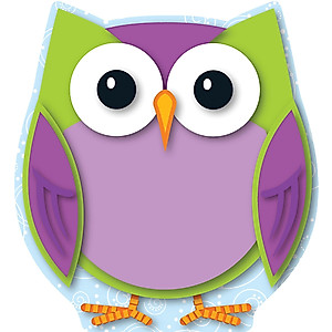 Carson Dellosa – Colorful Owls Mini Colorful Cut-Outs, Classroom Décor, 36 Pieces