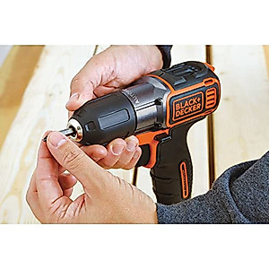 BLACK+DECKER 20V MAX* POWERCONNECT 3/8 in. Cordless Drill/Driver with AUTOSENSE Kit (BDCDE120C)