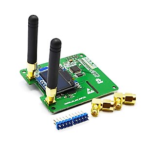 AURSINC MMDVM Duplex Hotspot Module Dual Hat V1.5.2 with 0.96 OLED Display Support P25 DMR YSF NXDN DMR Slot 1 + Slot 2 for Raspberry Pi, Pi Zero (with OLED)