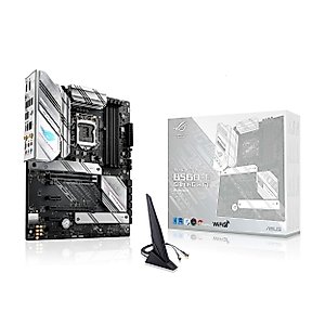 ASUS ROG STRIX B560-A GAMING WIFI LGA 1200 (Intel 11th/10th Gen) ATX motherboard (PCIe 4.0, 8+2 power stages, Two-Way Noise Cancelation, WiFi 6, 2.5 Gb LAN, 2xM.2 slots, USB 3.2 Gen 2x2 USB Type-C)