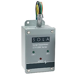 Sola/Hevi-Duty STV100K-10Y Surge Protector, Hard Wired, 3P, 100 kA