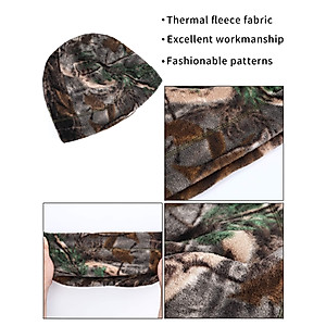 6 Pieces Winter Skull Caps Men Warm Polar Fleece Beanie Hat Windproof Unisex Watch Cap (Classic Color)