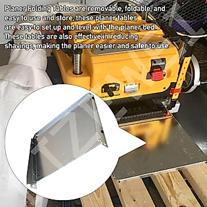 DW7351 13" Planer Folding Table Accessory Set of 2 - Offers Additional 9-Inch Support on Each Side for Enhanced Stability, Compatible with DEWALT DW735 Planer, Includes 5140008-16 Replacement Hardware