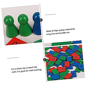 Tofficu Kids Educational Toys Wooden Stamps 2 Sets Home Edition Stamp Game for for Wood Stamps for 3 Year Old Boys Wooden Puzzle Newborn Number Kidcraft Playset Kids Wooden Toys