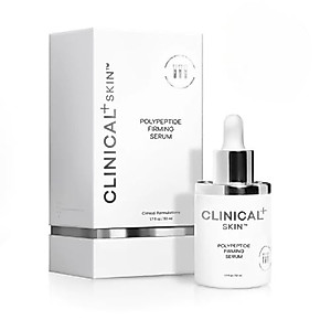 Clinical Skin Polypeptide Firming Serum, for Fine Lines and Wrinkles, Anti-Aging Serum, Antioxidants, Hyaluronic Acid, Night and Day, 1.7 Ounces