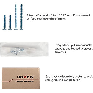 homdiy 3 inch Cabinet Handles 20 Pack Brushed Nickel Cabinet Pulls Arch Drawer Hardware Modern Dresser Pulls for Kitchen Bathroom Cupboard, Zinc Alloy