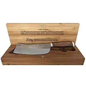 Verve Culture Artisan Stainless Steel Thai Chef's Knife #2 - Authentic Hand Crafted in Thailand