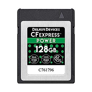 Delkin Devices 128GB POWER CFexpress Type B Memory Card (DCFX1-128)