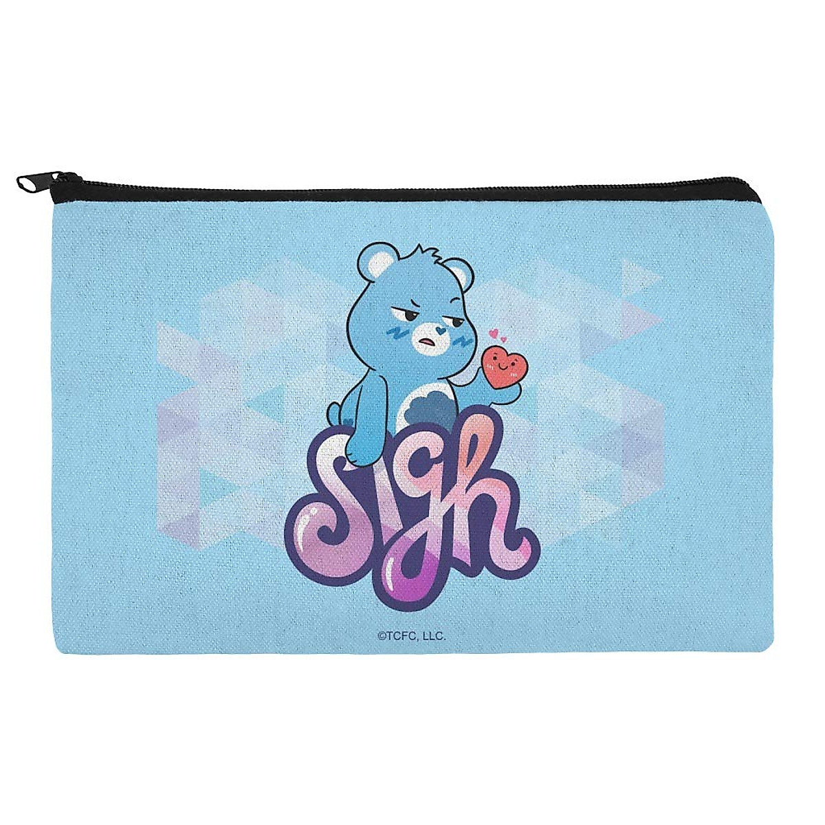 Care Bears: Unlock the Magic Grumy Bear Sigh Makeup Cosmetic Bag Organizer Pouch