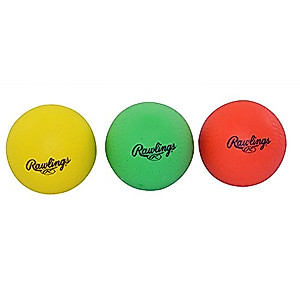 Rawlings | HIT TRAINER Foam Baseballs | Indoor/Outdoor Use | 3-Pack