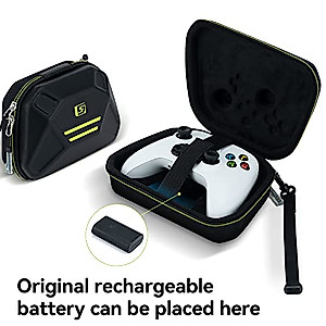 GeekShare Cute Gaming Controller Case-Controller Holder Hard Shell Travel Carrying Case for Xbox one,Xbox Series X|S,Xbox Elite Wireless Controller and Other Accessories (Black)