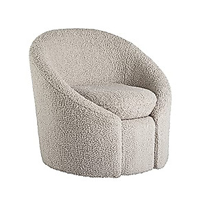 Universal Furniture Miranda Kerr Instyle Fabric Accent Chair in Gray