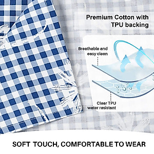 Genixart Kitchen Cooking Apron with Gift Box Pack, Adjustable Bib Chef Aprons in Large Size with Pockets for Women/Men, 100% Cotton Arts & Crafts Apron for Restaurant, Cafe, Shop (2pcs for Couples)