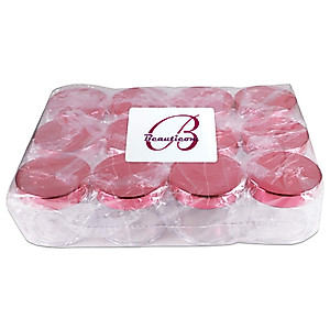 Beauticom 2 oz./ 60 Grams/ 60 ML Thick Wall Round Clear Plastic LEAK-PROOF Jars Container with ROSE GOLD Lids for Cosmetic, Lip Balm, Creams, Lotions, Liquids (12 Jars, Rose Gold)