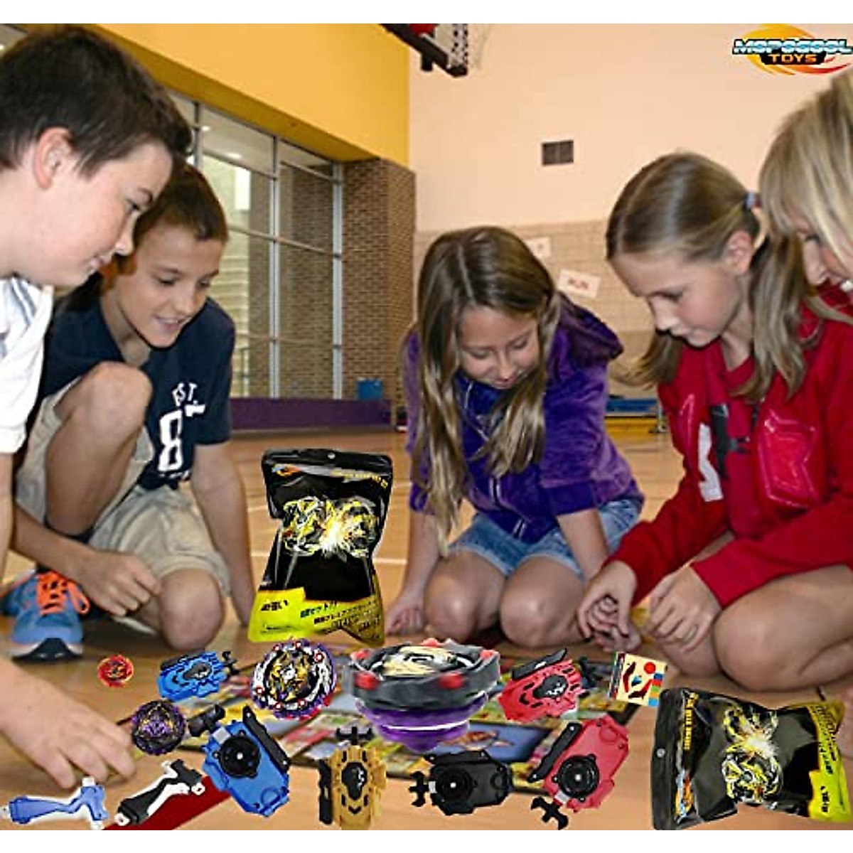 Mopogool Metal Fusion Play Blade Blade Toy Set B Blades Toys DB Booster B-189 Guilty Longinus.Kr.MDS-2 Battling Top Toys Bey Battle Blade Burst Evolution Left & Right Spin String Launcher Grip