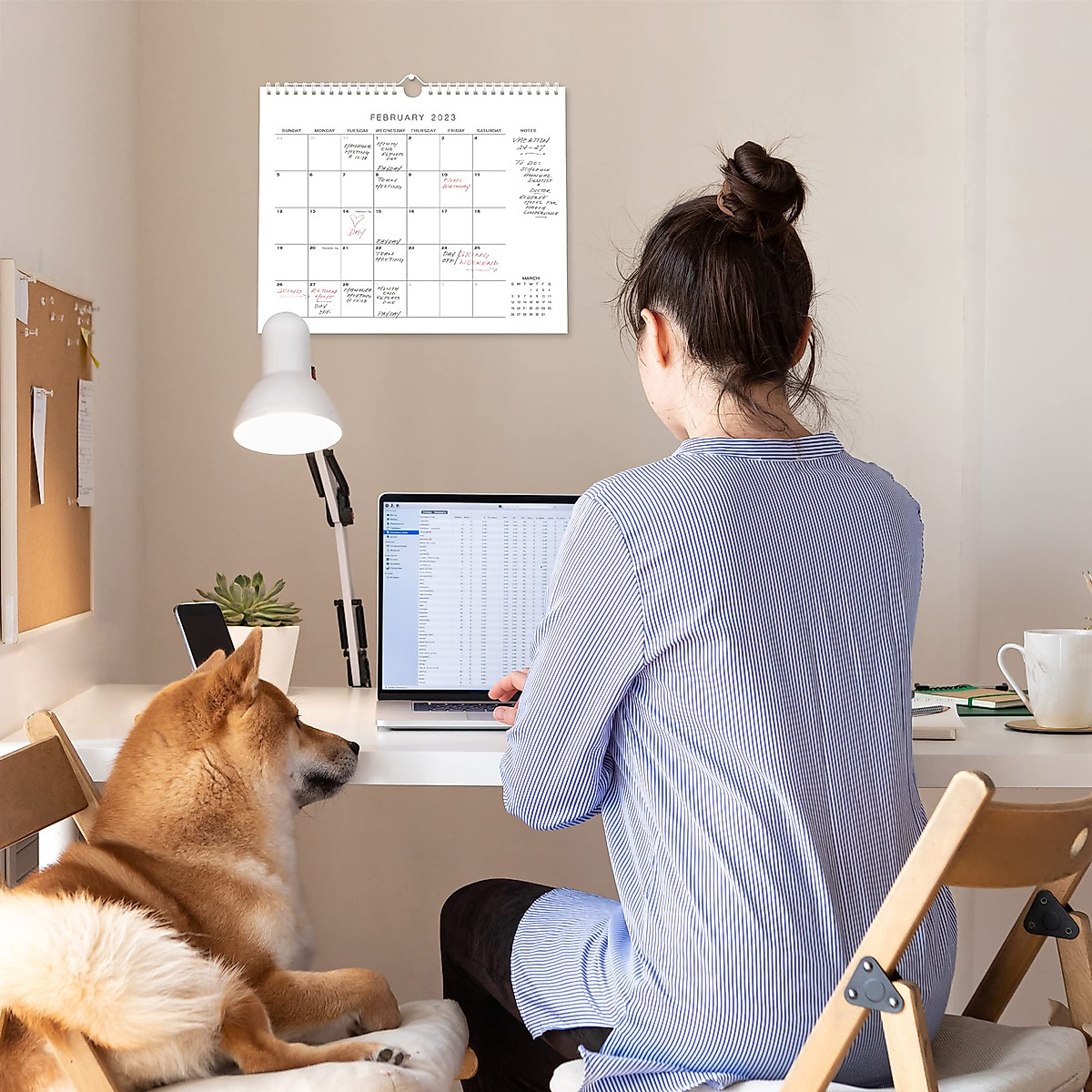 Aesthetic 2023 Wall Calendar - The Perfect Monthly Calendar for Easy Planning - Beautiful Calendar Decor to Enhance Your Kitchen or Office